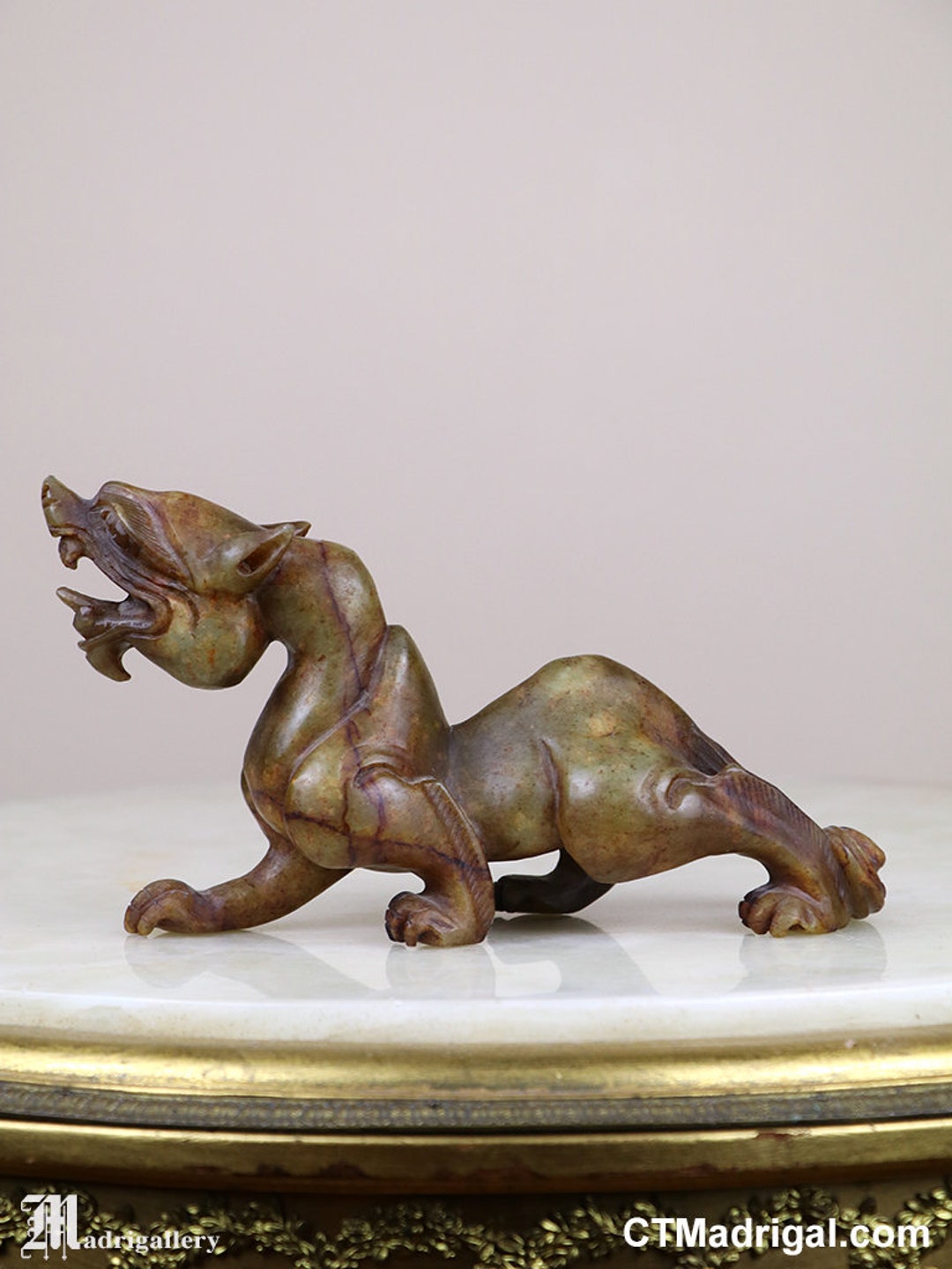 Old Mythological Beast Carved Stone Sculpture Figurine Statue Not ...