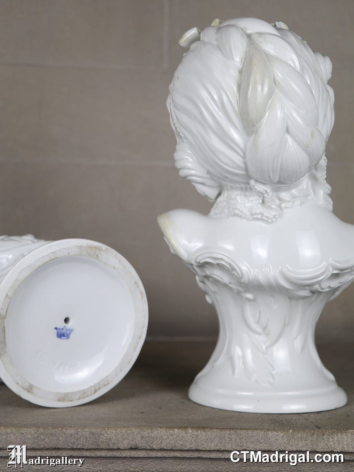 BIG Porcelain Portrait Bust Pair Two Antique Sculpture - Etsy