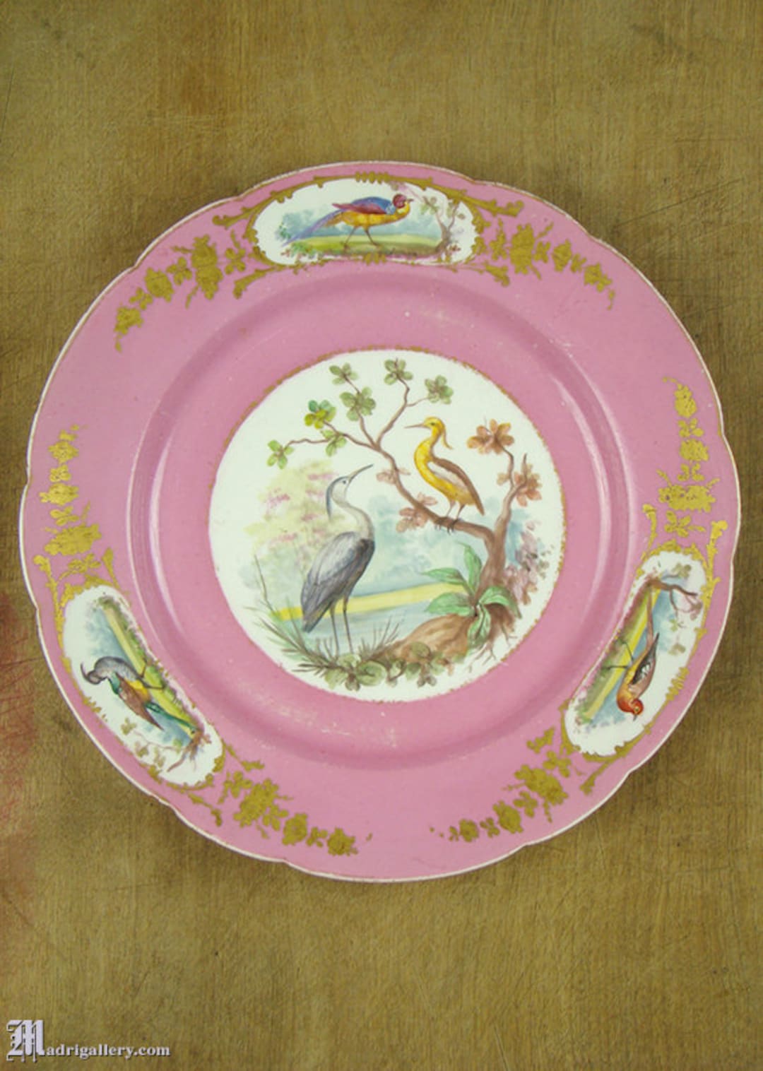 Antique 18th Century 1767 Sevres Pink Hand-painted Porcelain Cabinet ...
