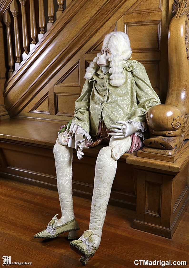 LIFESIZE Ape Man Figurine, Surreal Large Big Monkey Doll Sculpture Hand ...