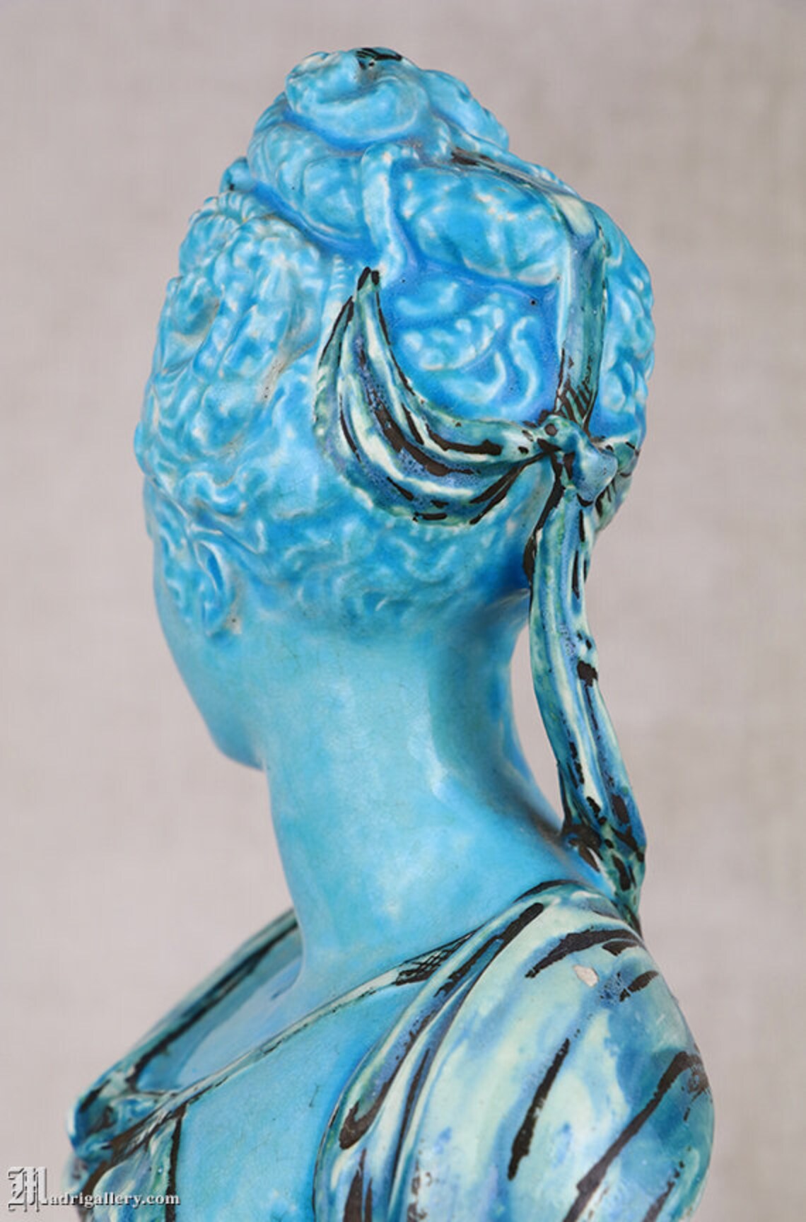 Antique Porcelain Bust of Young Woman, Greek God Goddess, Neoclassical ...