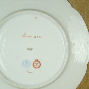 Antique Sevres Plate, 1846 French Hand-painted Porcelain Portrait ...