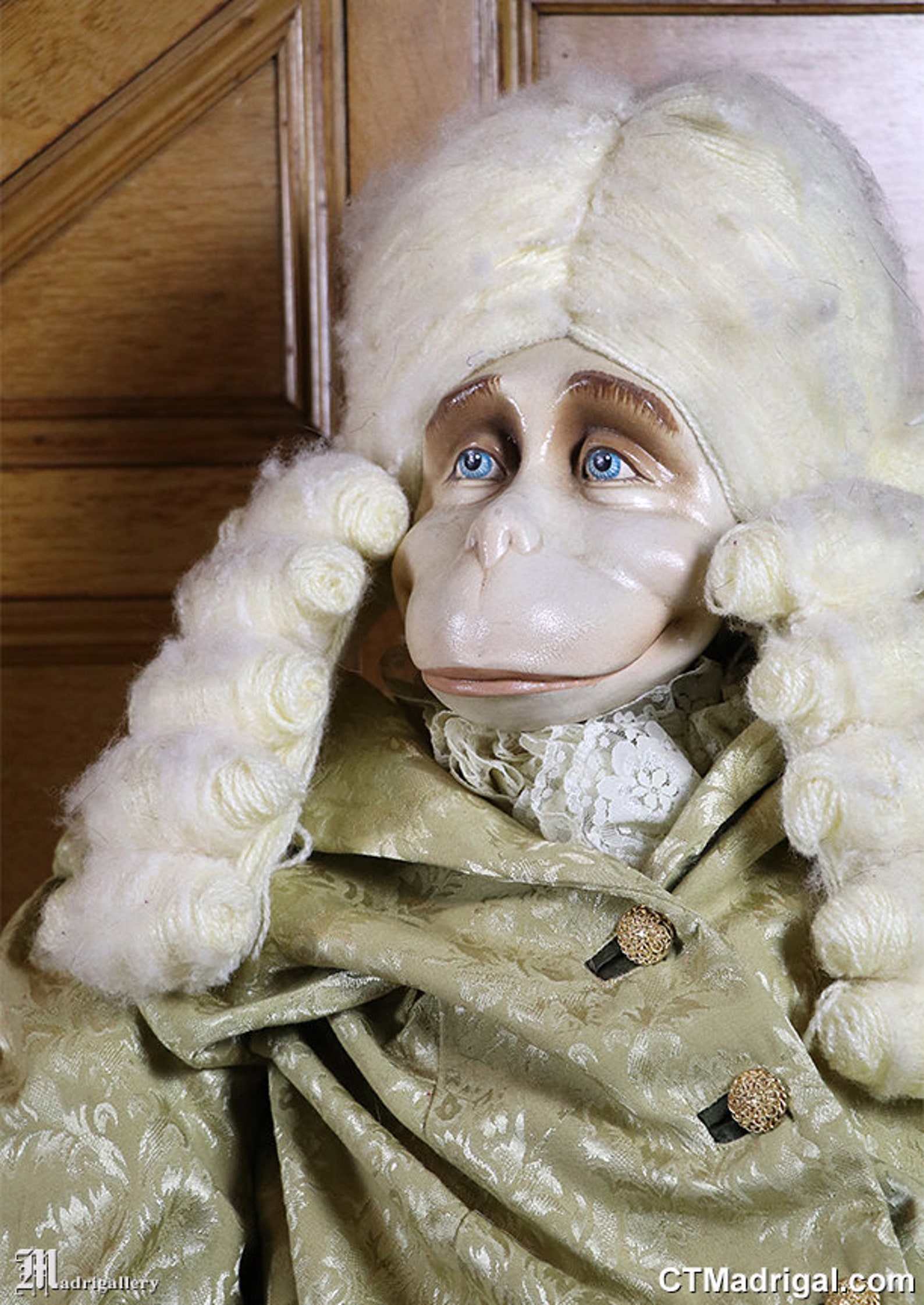 LIFESIZE Ape Man Figurine, Surreal Large Big Monkey Doll Sculpture Hand ...