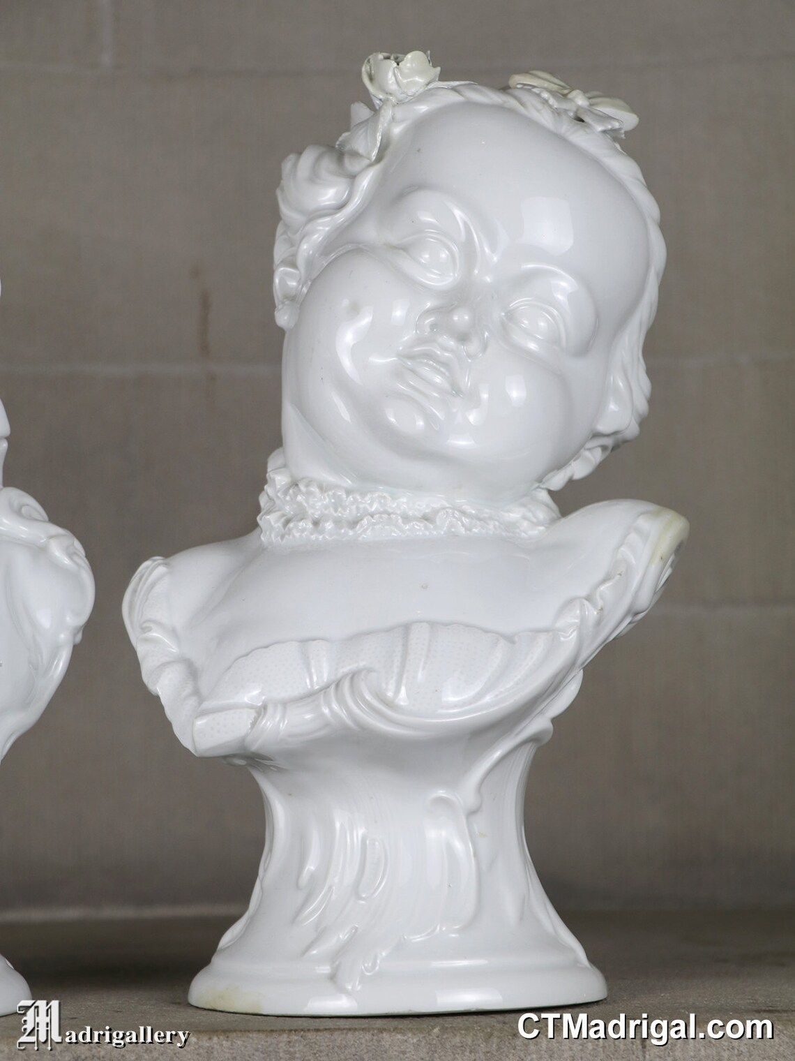 BIG Porcelain Portrait Bust Pair Two Antique Sculpture - Etsy