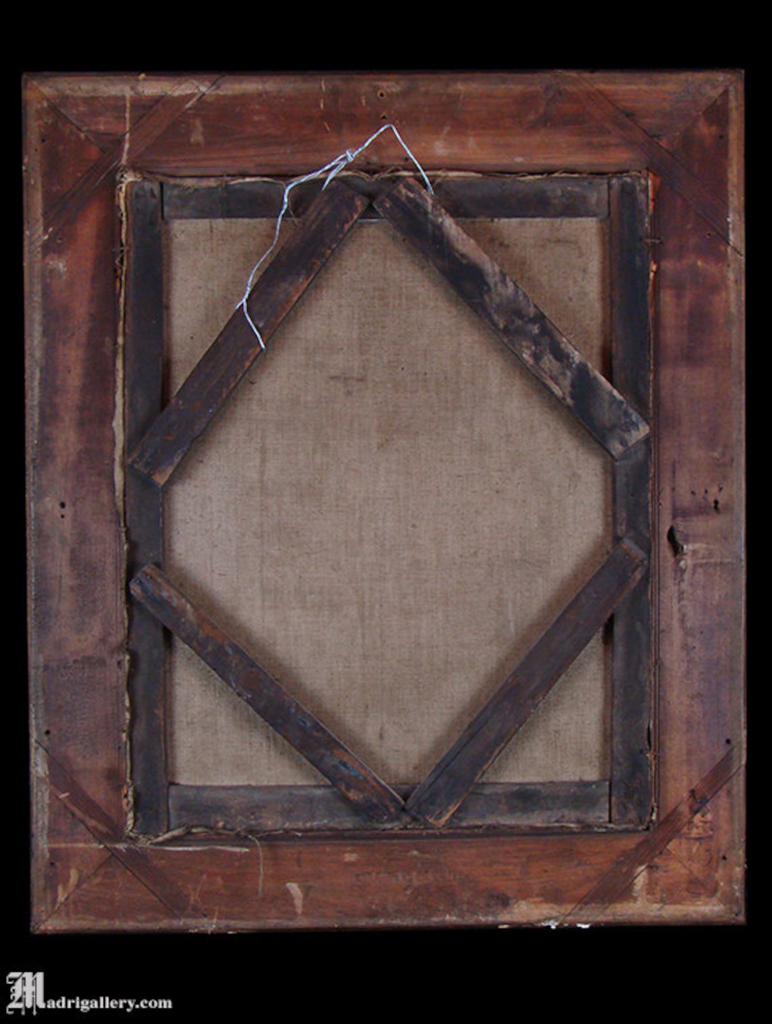 17th Century Oil on Canvas Portrait Painting of a Priest or Religious ...