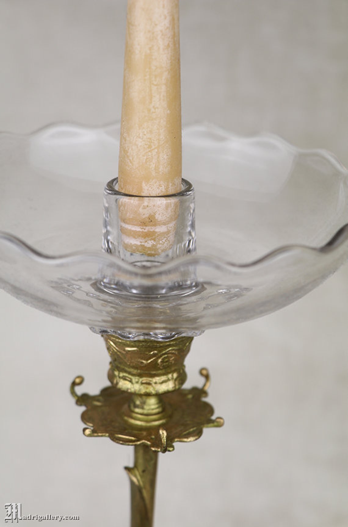 Antique Lizard Candlestick, Victorian Gilt Gilded Bronze Brass ...