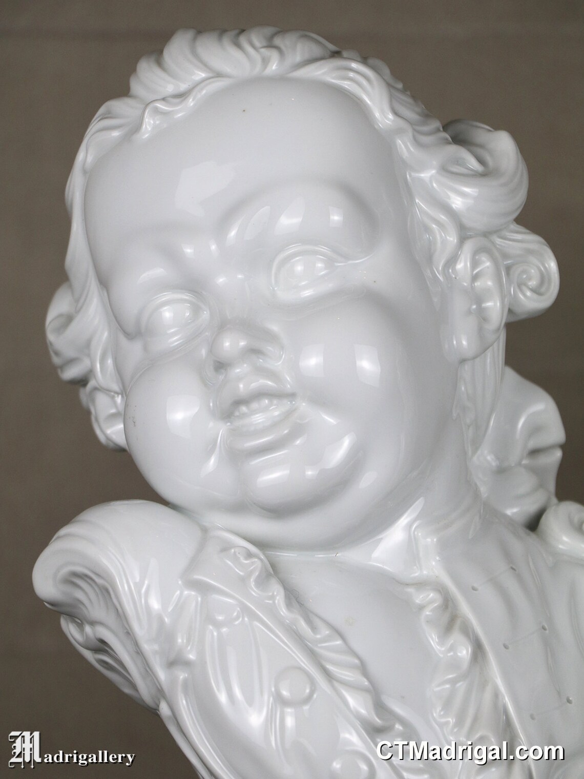 BIG Porcelain Portrait Bust Pair Two Antique Sculpture - Etsy