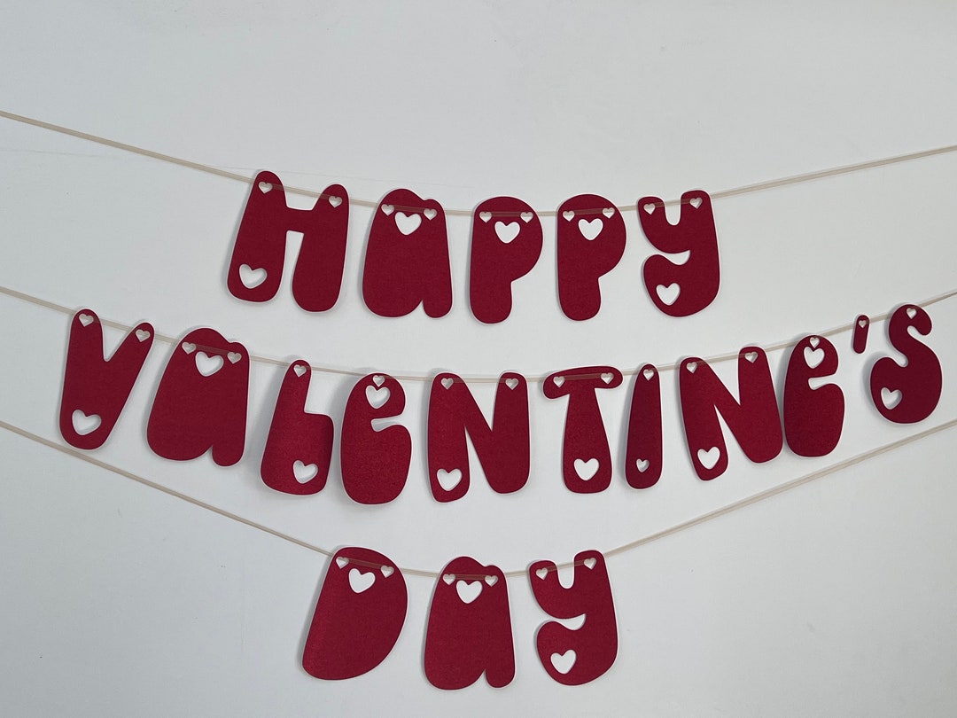 Valentine's Day Banner - Etsy