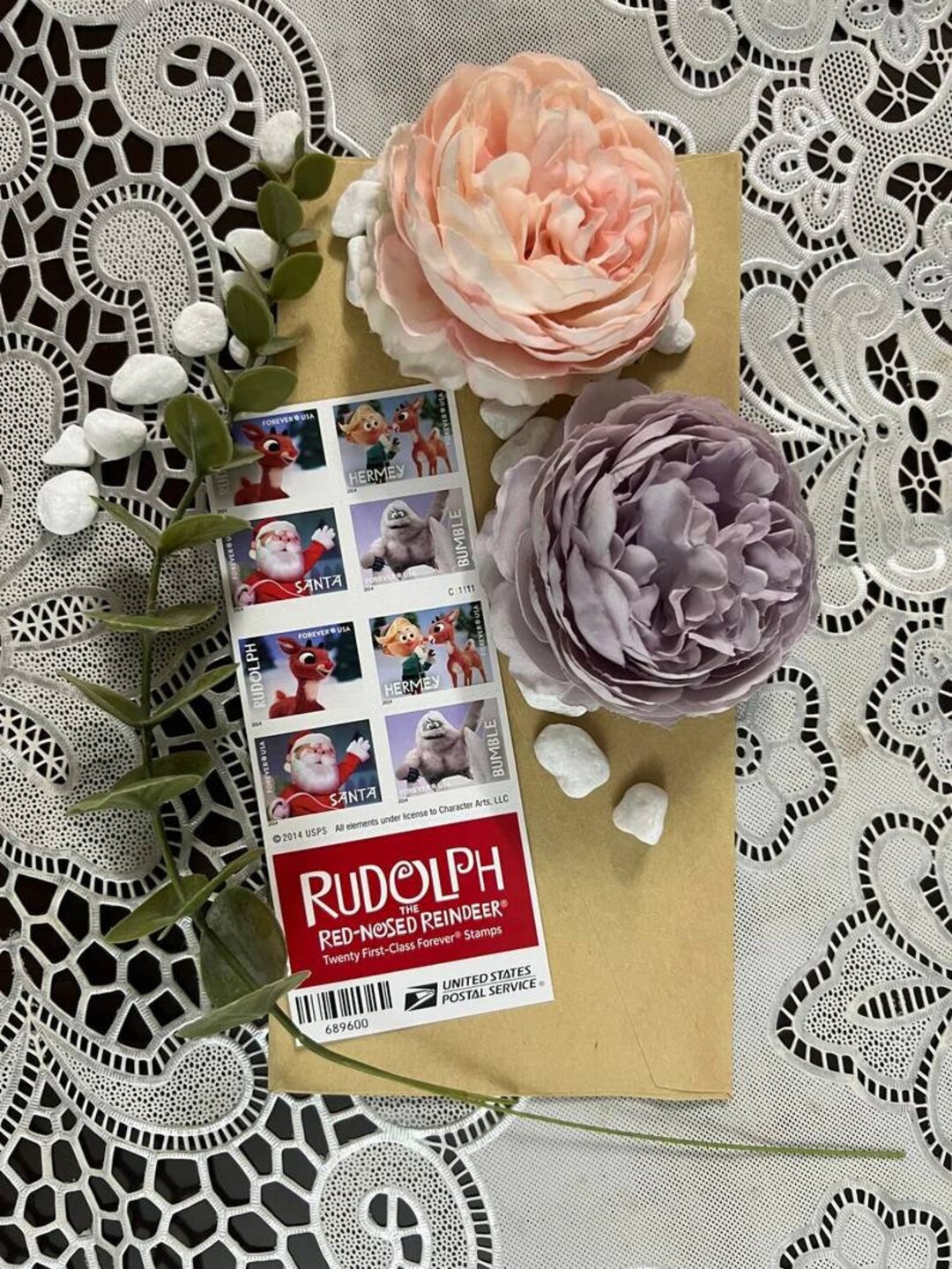 Rudolph the Red Nosed Reindeer Stamps Perfect for Collection - Etsy