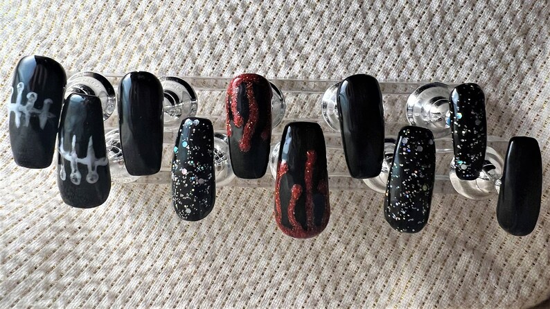 Dead by Daylight Themed Custom Gel Nail Set16 Pieces - Etsy