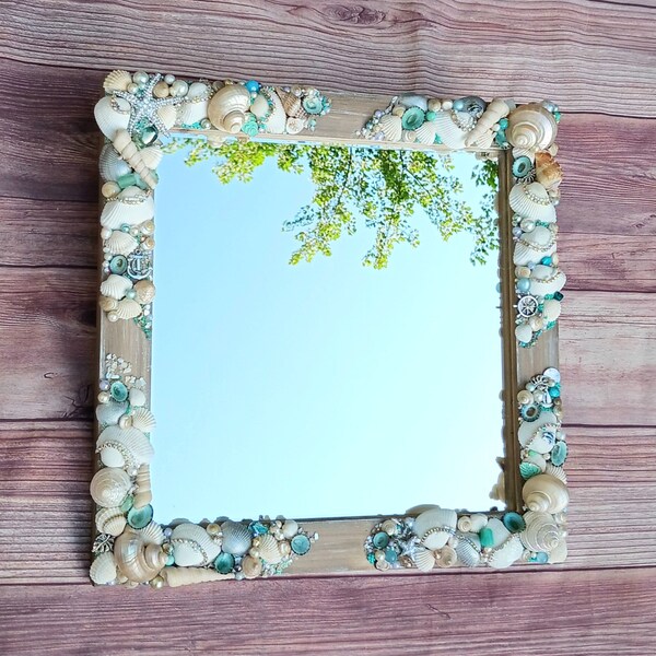Sea Shell Mirror - Etsy