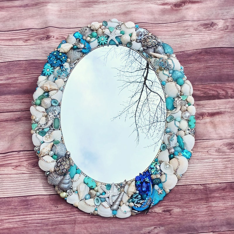 Sea Shell Wall Mirror - Etsy