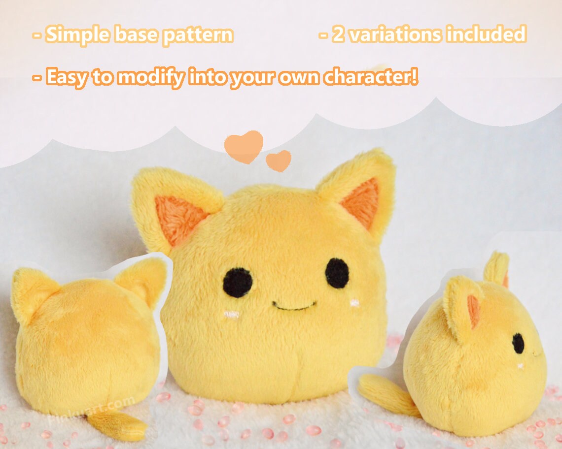 Part 1 I Mochi Plush Sewing Pattern Tutorial Book .PDF I - Etsy