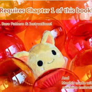 Part 2 I Mochi Plush Sewing Pattern + Tutorial Book .PDF + Embroidery ...