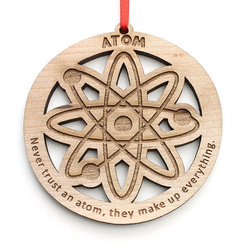Atom Ornament Science Humor Gift for Chemistry and Physics - Etsy