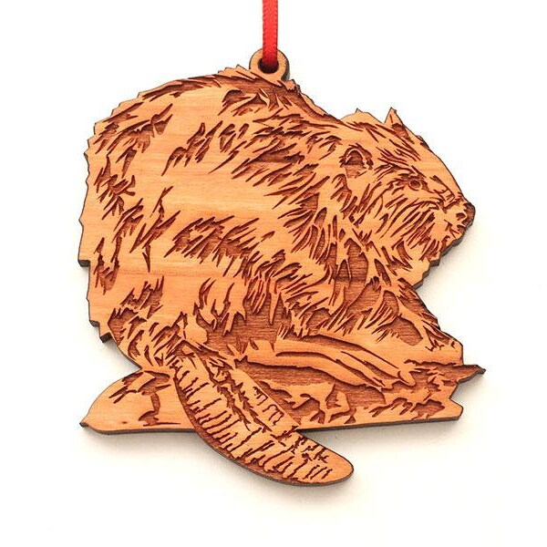 Beaver Ornament - Etsy