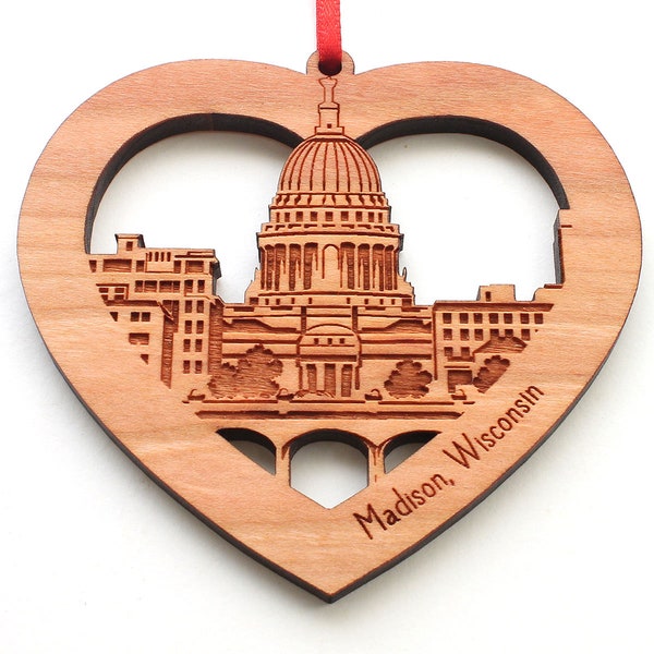 Wisconsin Ornament - Etsy