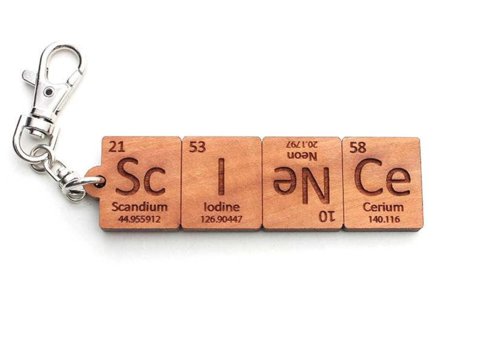 Science Periodic Table Element Keychain Geeky Gift for Science Nerd ...