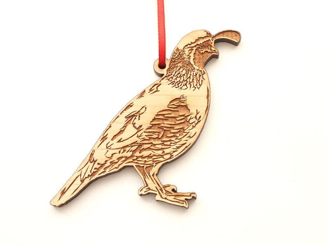 Gambel's Quail Ornament Realistic Wooden Carved Quail - Etsy