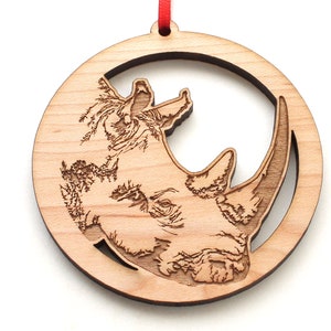 Bighorn Sheep Ram Face Ornament Ram Engraved Black Cherry Wood ...