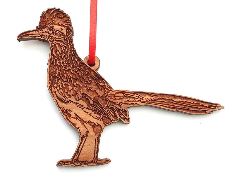 Roadrunner Ornament - Carved Wooden Roadrunner Christmas Ornament ...