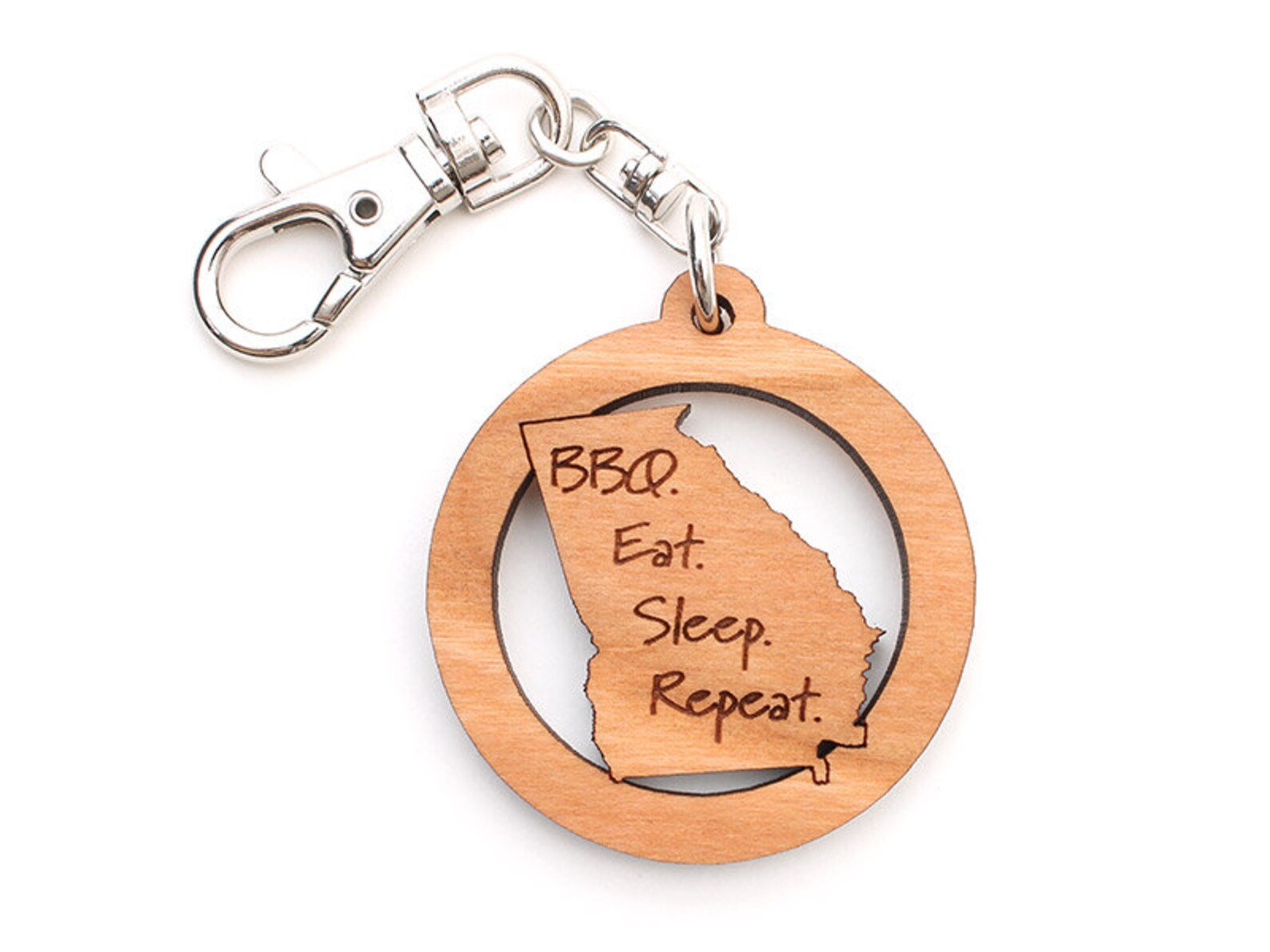 State of Georgia Key Chain Custom Engraving Available - Etsy