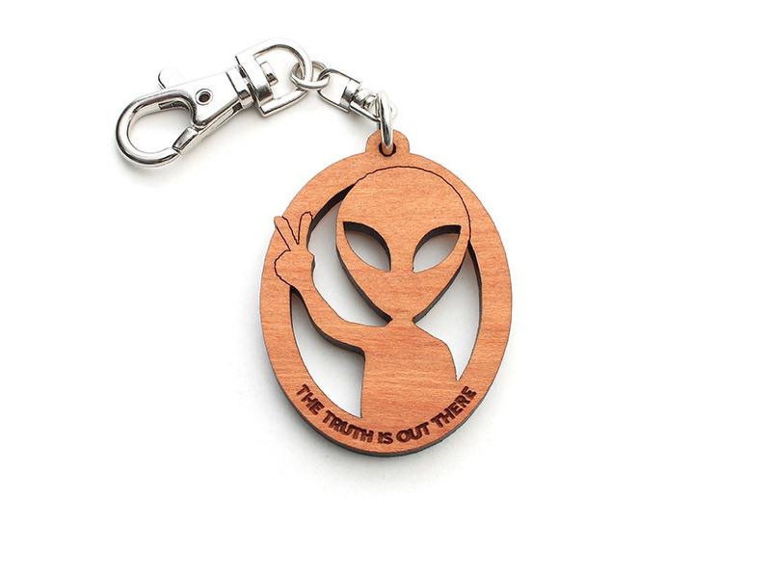 SETI the Truth is Out There Alien Key Chain - Etsy
