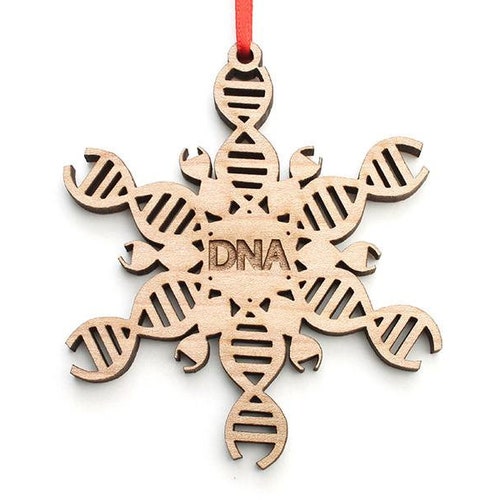 DNA Snowflake Ornament Cleverly Aligned DNA Strands Into | Etsy