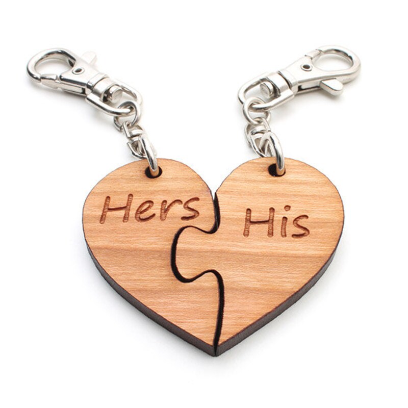 Heart Key Chain - Etsy