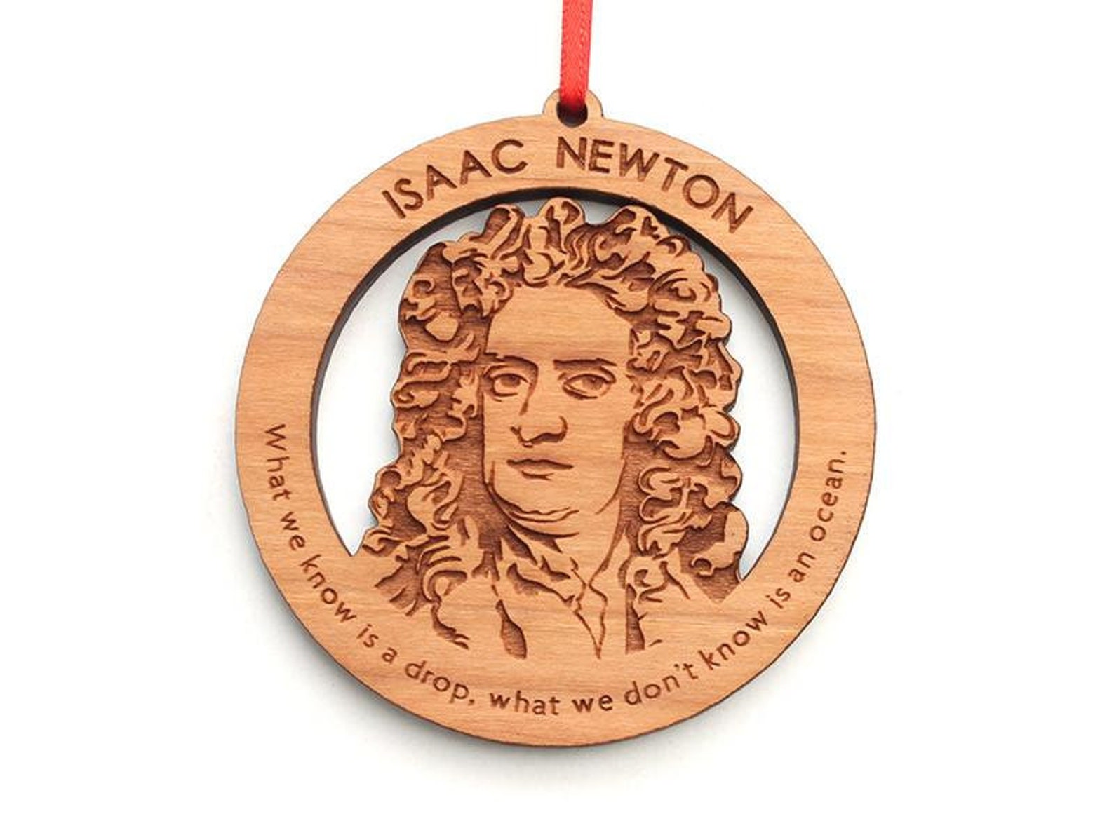 Isaac Newton Ornament - 'father of Gravity' Isaac Newton Detailed ...
