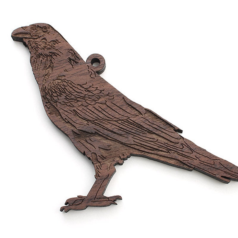 Raven Ornament - Etsy