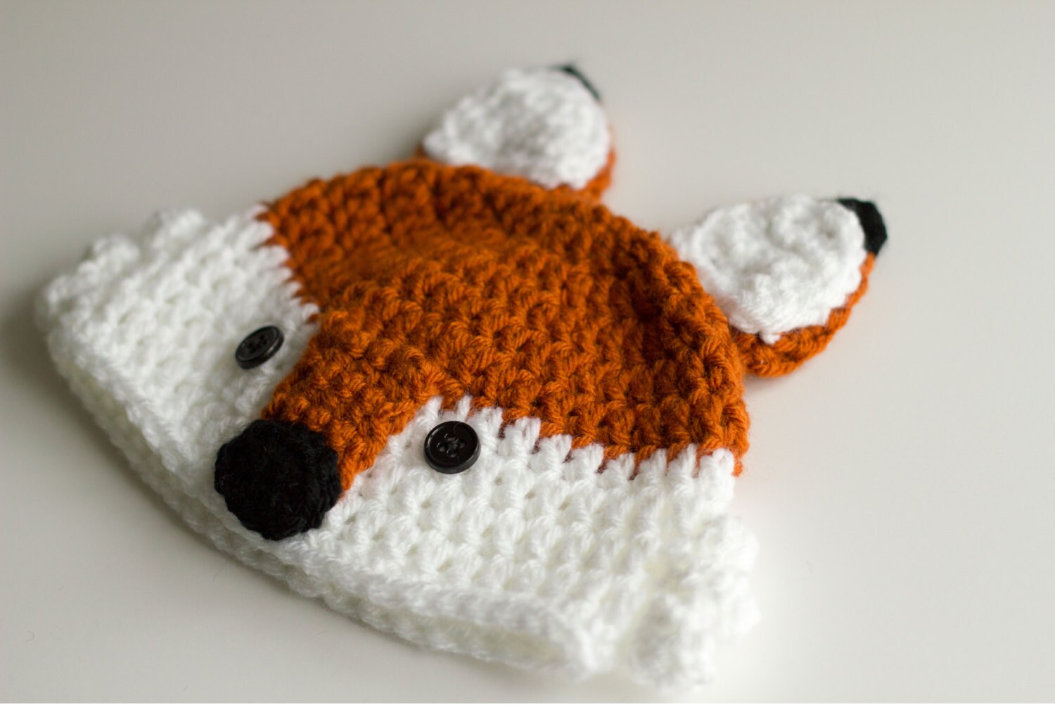 READY TO SHIP Crochet Fox Hat: Baby, Toddler, and Child Sizes - Etsy