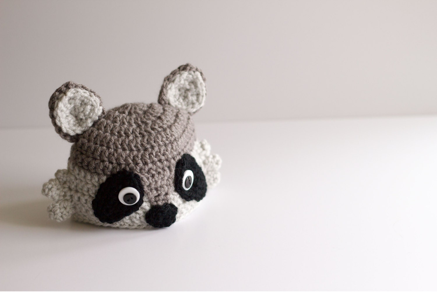 READY TO SHIP Crochet Raccoon Hat Baby Sizes to Toddler - Etsy