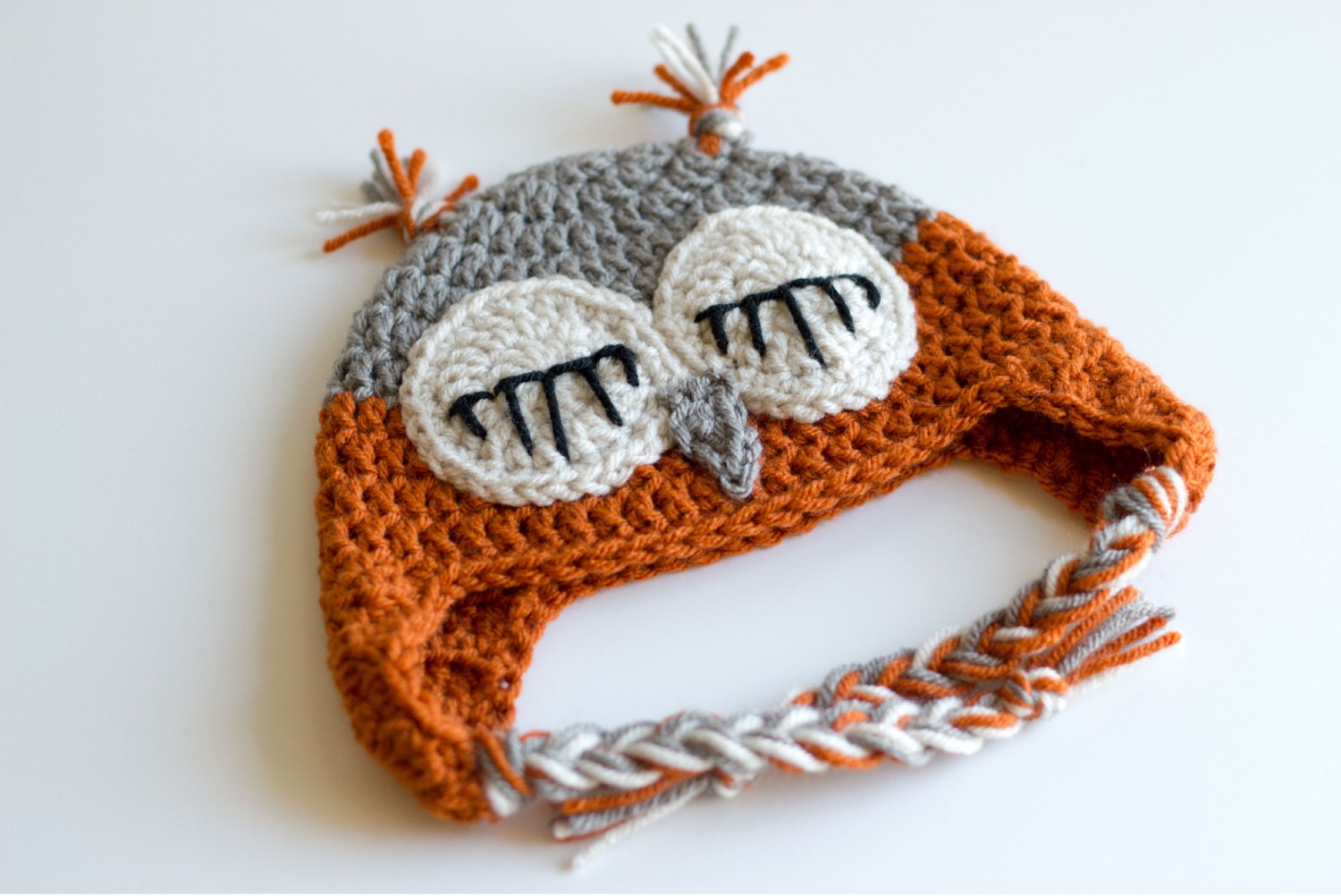 READY TO SHIP Baby Owl Hat Woodland Animal Character Hat | Etsy