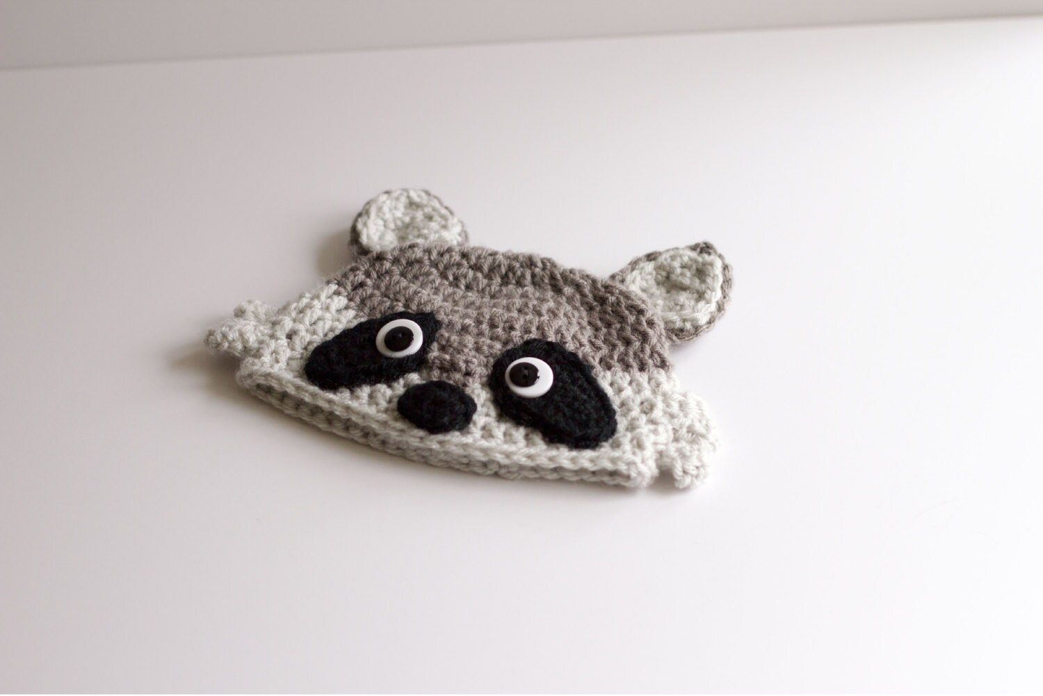 READY TO SHIP Crochet Raccoon Hat Baby Sizes to Toddler - Etsy