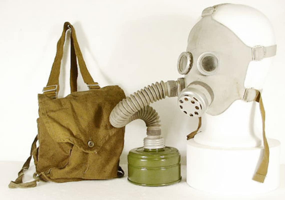 Russian Military Soviet Grey Gas Mask PDF for Kids With Hose. - Etsy