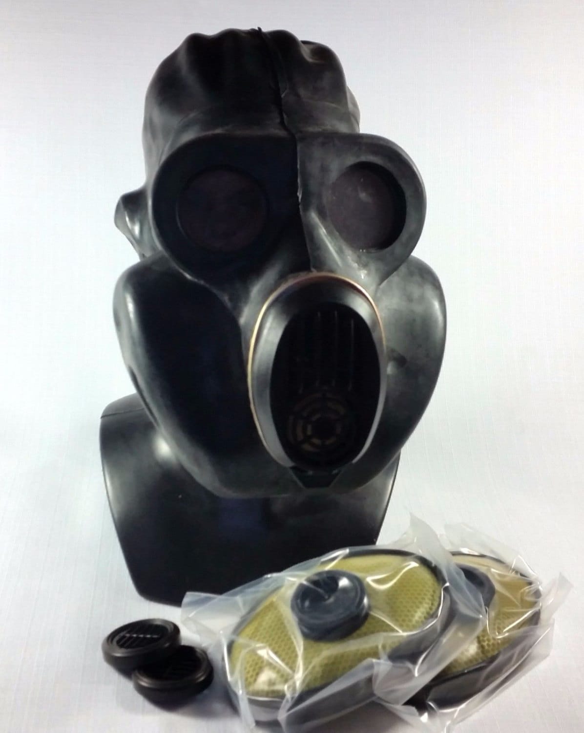 Soviet russian gas mask Black... PBF. New full set... EO 19 | Etsy