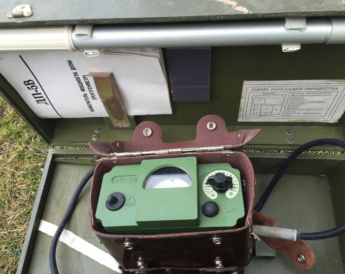 Military Geiger Counter Dosimeter DP-5V Soviet Russia With Green Box DP ...