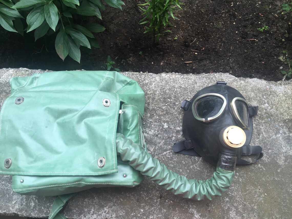 Gas Mask IP-4M BLACK Soviet Military Gas Mask Russian Gas - Etsy