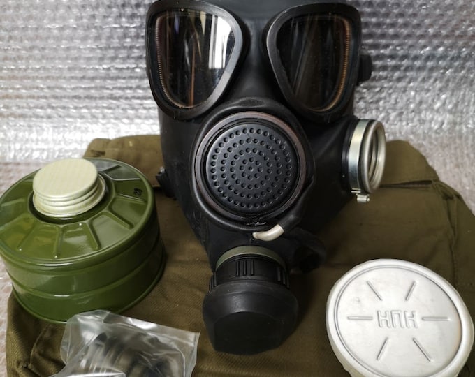 Soviet Russian Gas Mask GP-7. Black Rubber. New. - Etsy