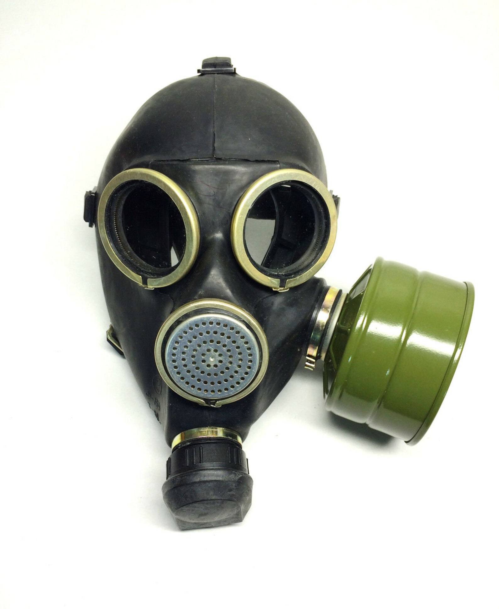 Masque à gaz soviétique GP-7, caoutchouc noir neuf, gothique steampunk ...