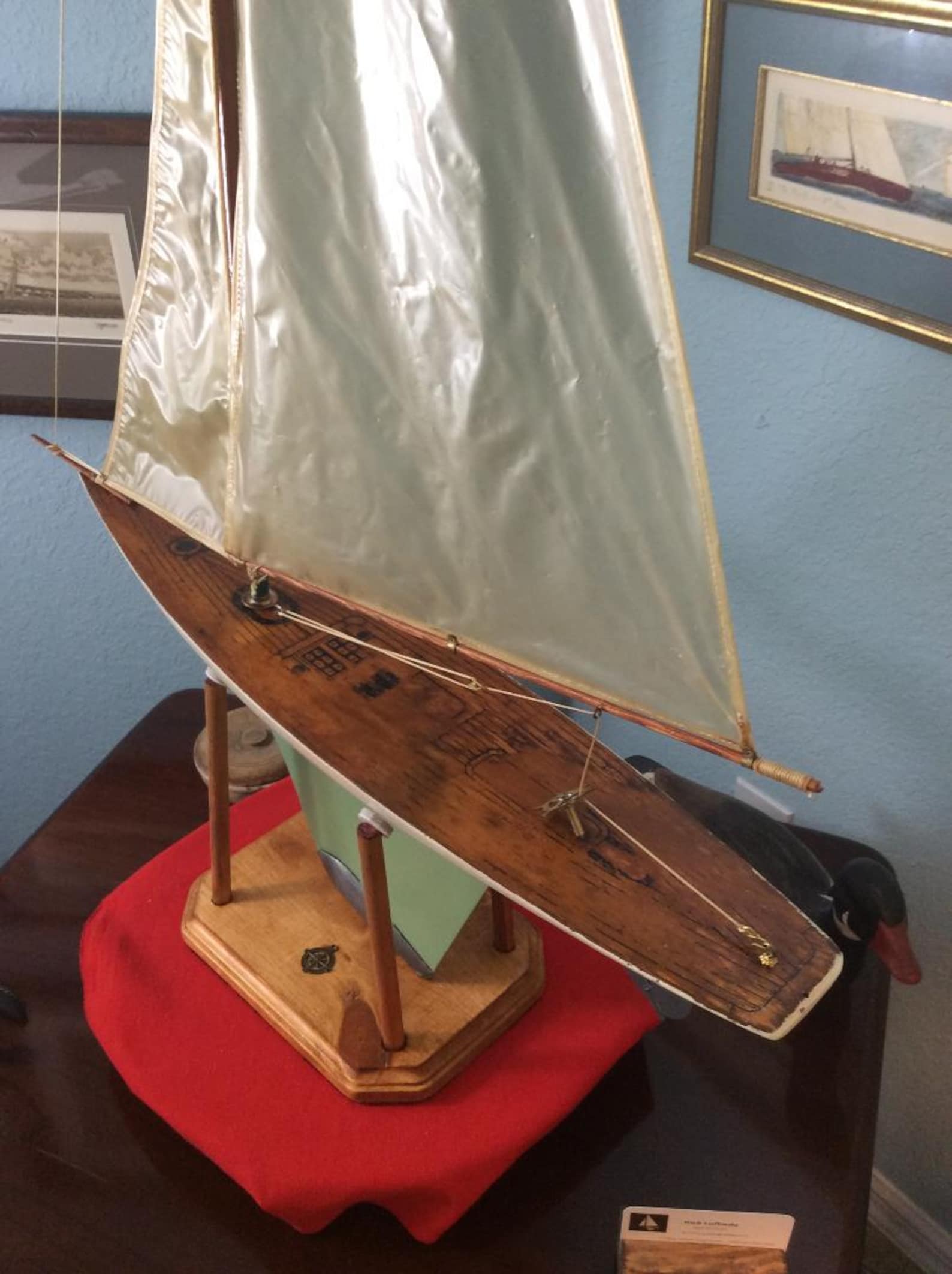 Rare, Pond Boat, Jacrim Keystone, C.a. 1930's Fully Authentic, Restored ...