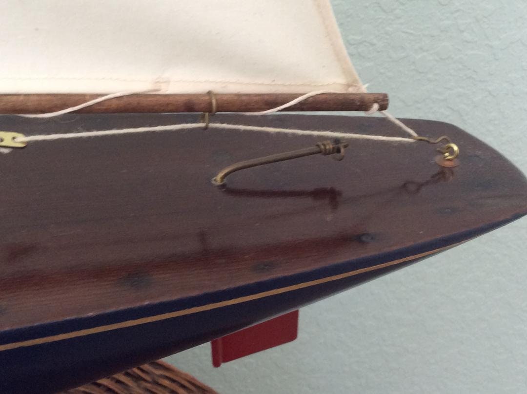 Historic Keystone Pond Boat, Sailboat, C.A. 1940's, Authentic, Vintage ...