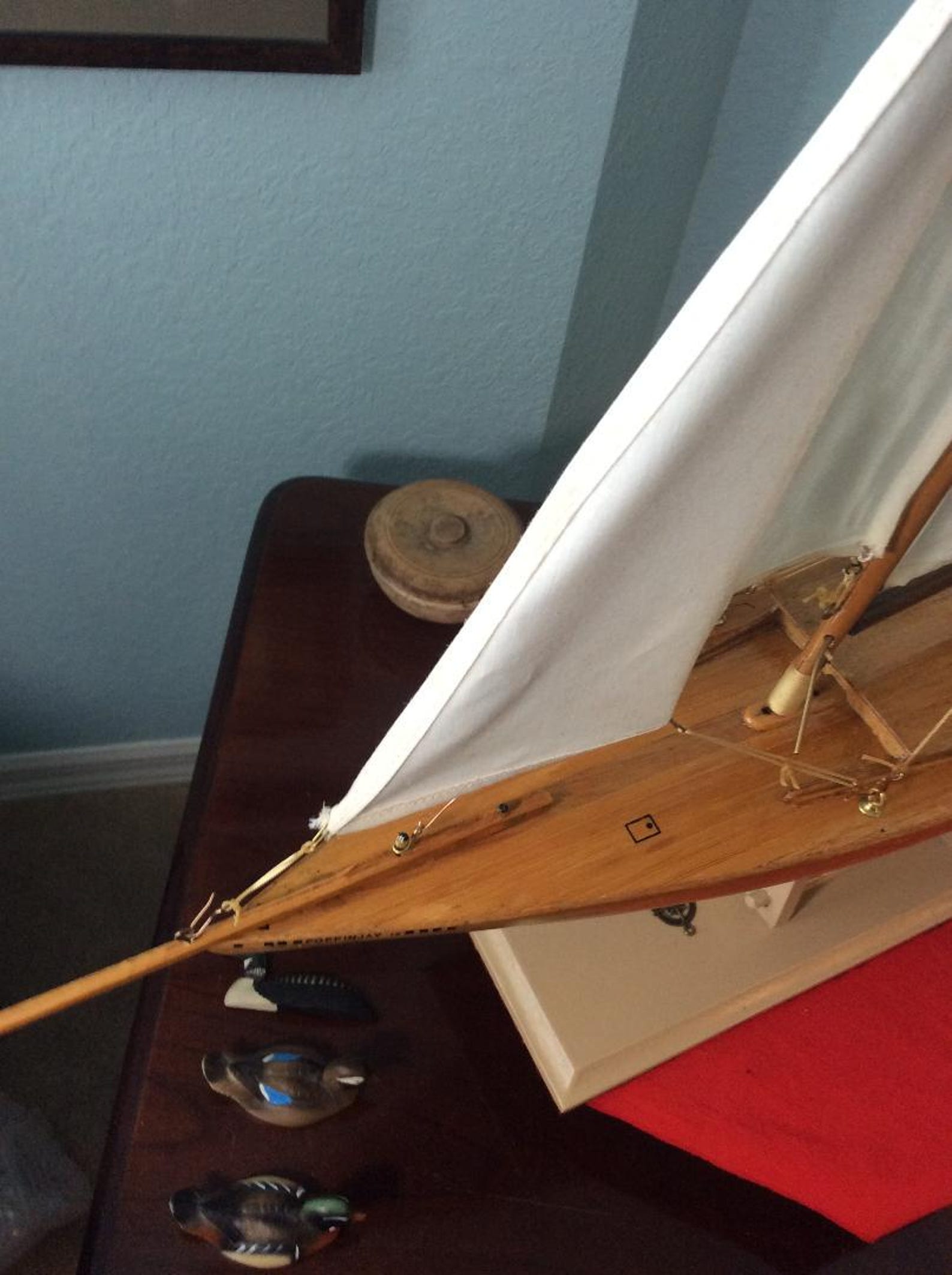 Rare "wianno Senior" Sloop Schooner, Sailboat, C.A. 1970's J.F.K Crosby ...