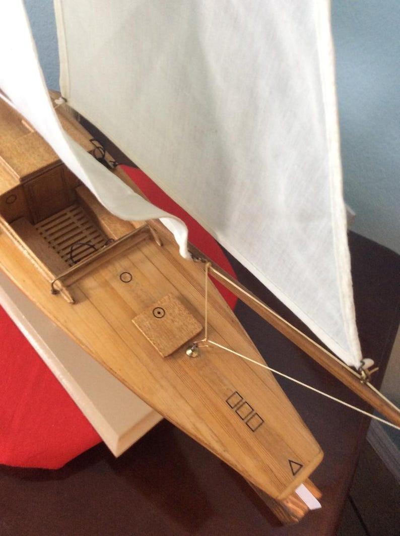 Rare "wianno Senior" Sloop Schooner, Sailboat, C.A. 1970's J.F.K Crosby ...