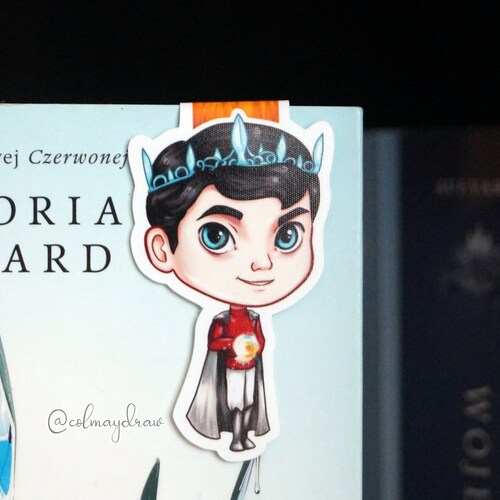 Evangeline Samos Red Queen Series Magnetic Bookmark - Etsy