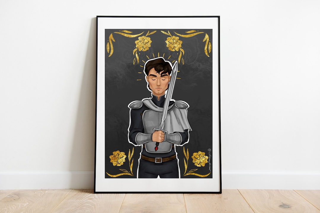 Hawke Flynn/Casteel Da'Neer From Blood and Ash Kunstdruck - Etsy.de