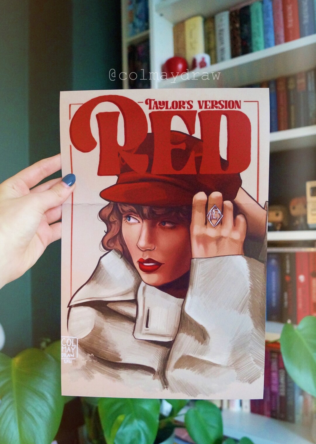 Taylor Swift RED POSTER - Etsy