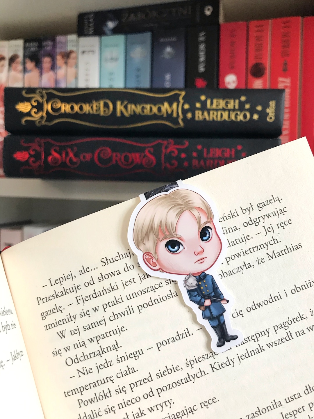 Matthias Helvar six of Crows Leigh Bardugo Magnetic Bookmark - Etsy