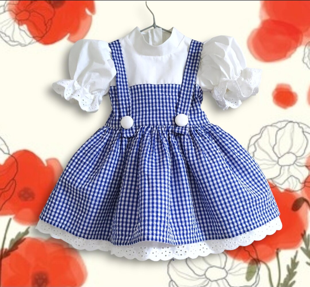 Classic Dorothy Inspired Baby Birthday Dress - Vintage Cosplay Costume ...